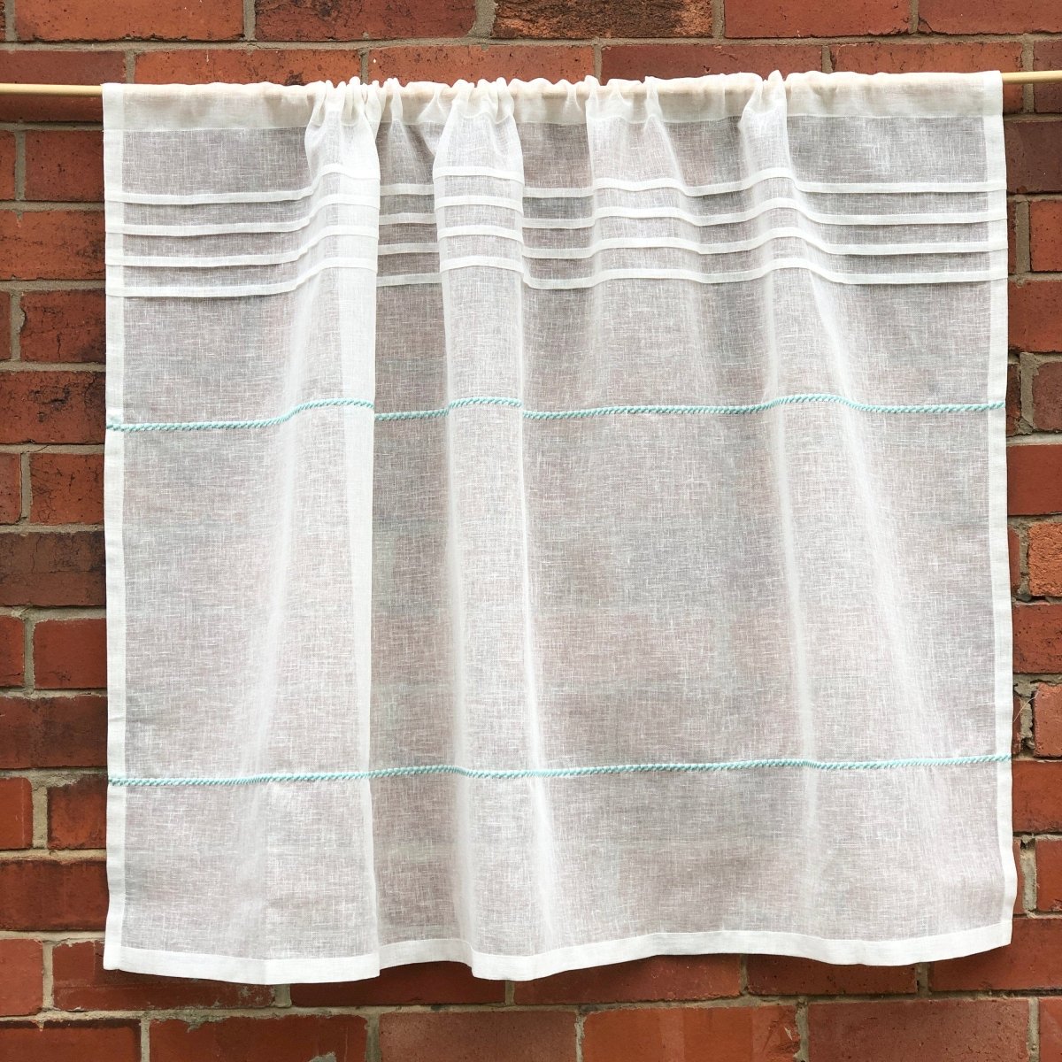 Culcheth Ivory Voile Linen Curtain Panel – Linen and Letters