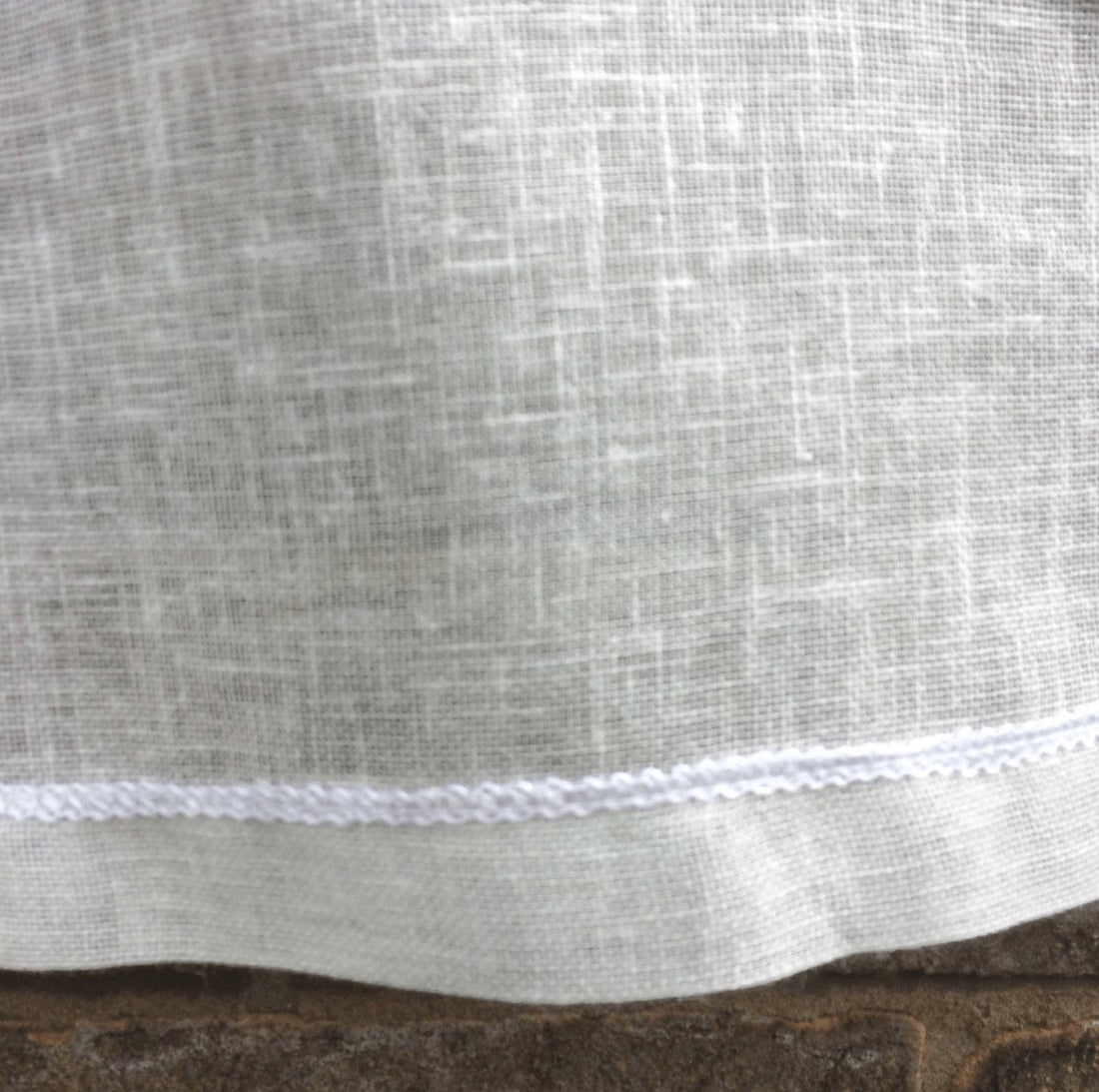 Ivory Sheer Linen Voile Panel – Linen and Letters