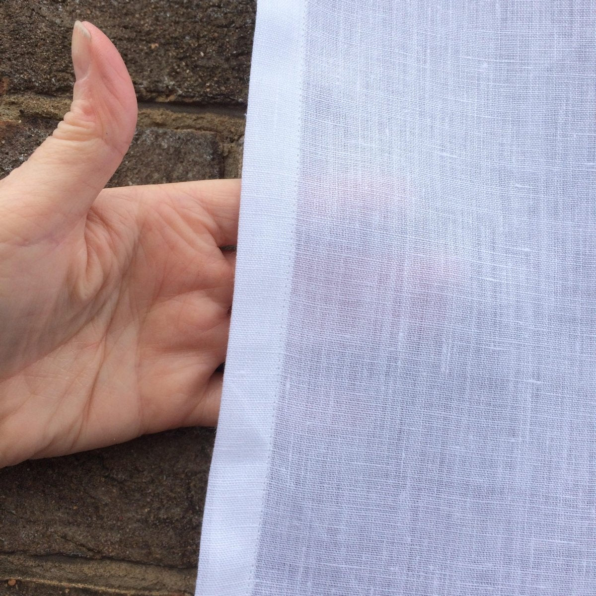 Sankey Pure Linen Window Cafe Curtain or Door Panel Panel – Linen and ...